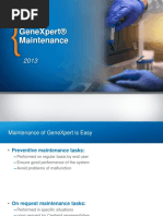 Genexpert Machine Maintenance Checklist | PDF
