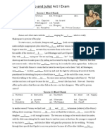 Romeo and Juliet Test | PDF | Characters In Romeo And Juliet | Romeo ...