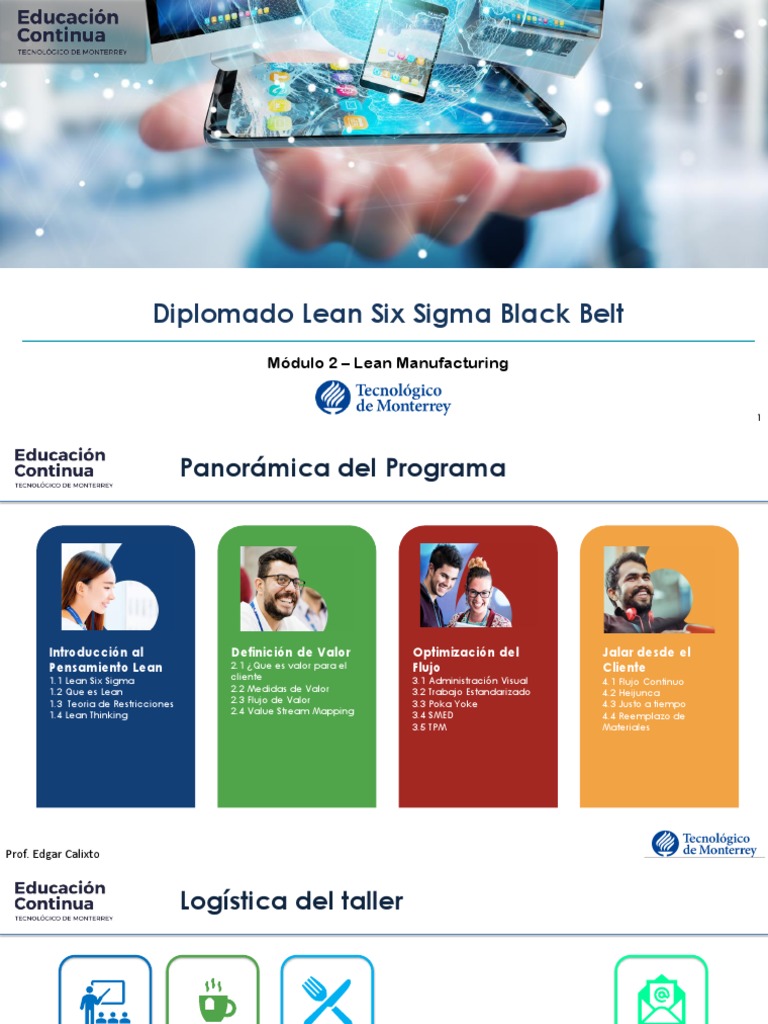 Día 1, El Pensamiento Lean | PDF | Lean Manufacturing | Six Sigma