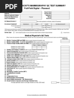 CT QC Form | PDF | Ct Scan | Imaging