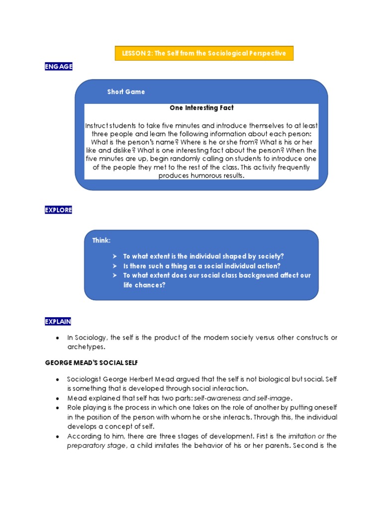 Uts M2 | PDF | Identity (Social Science) | Self