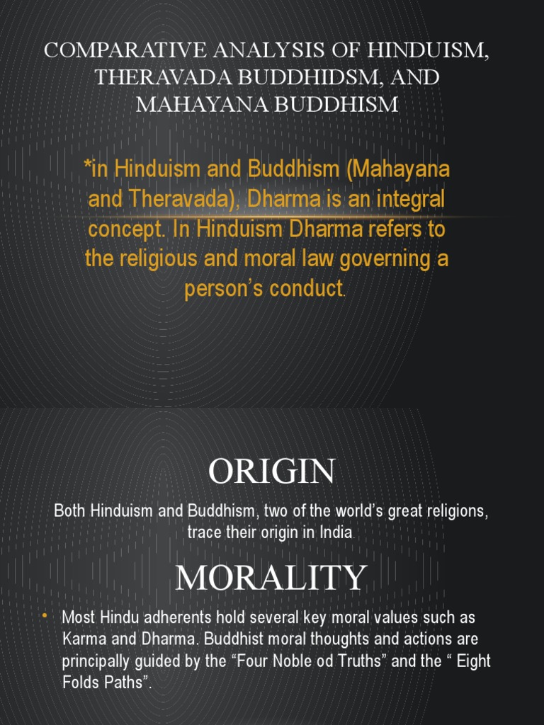 Comparative Morality in Hinduism and Buddhism | PDF