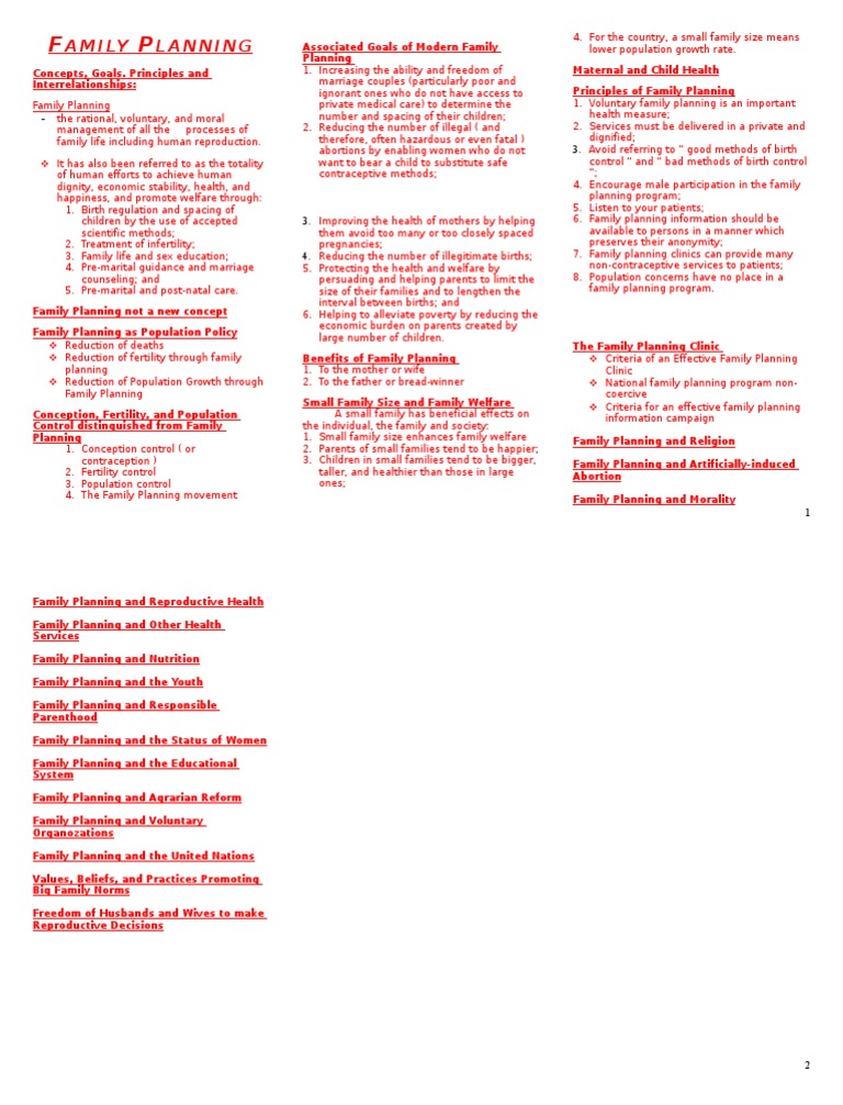 Family Planning | PDF | Family Planning | Family
