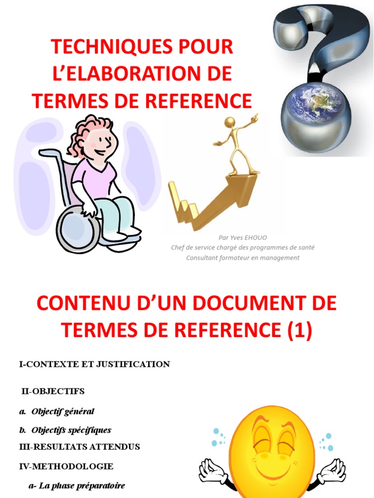 Techniques D'elaboration de Termes de References | PDF | Sciences de la ...