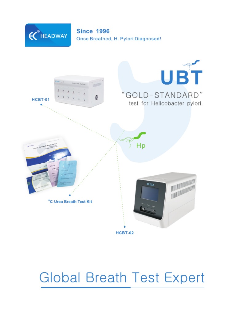 Urea Breath Test For H Pylori Detection Non Radioactive | PDF