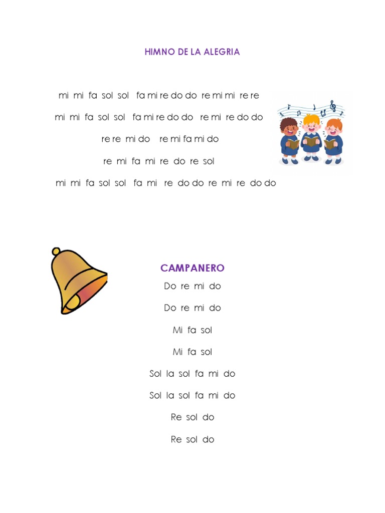Alegria, Campanero | PDF