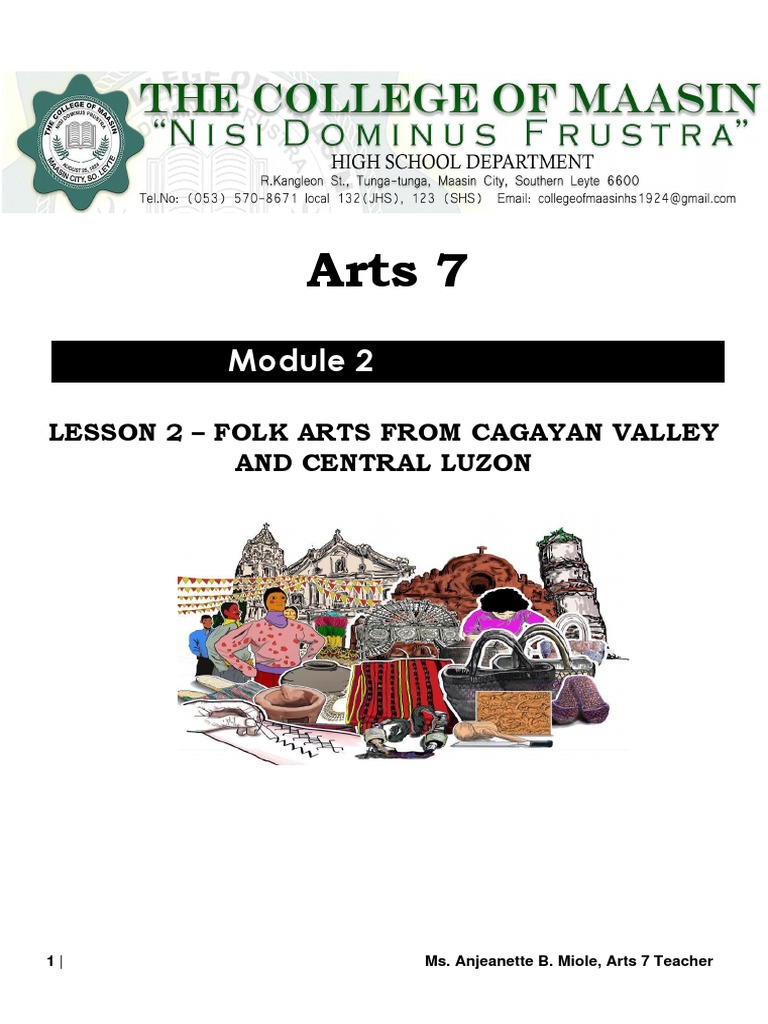Folk Arts of Cagayan Valley & Luzon | PDF | Language Arts & Discipline