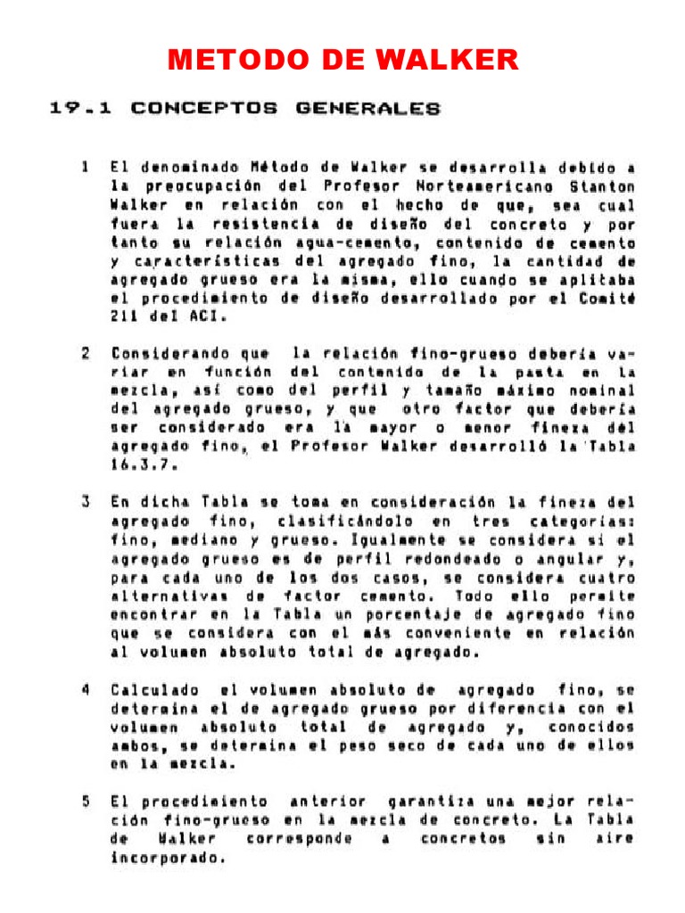 Metodo Walker | PDF