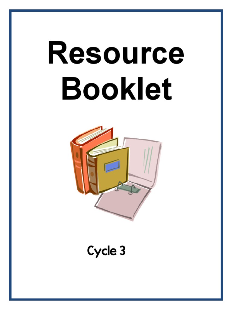 1 Resource Booklet Cycle 3 | Download Free PDF | English Language | Plural