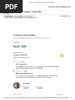 Example of Gojek Invoice | PDF | Jakarta