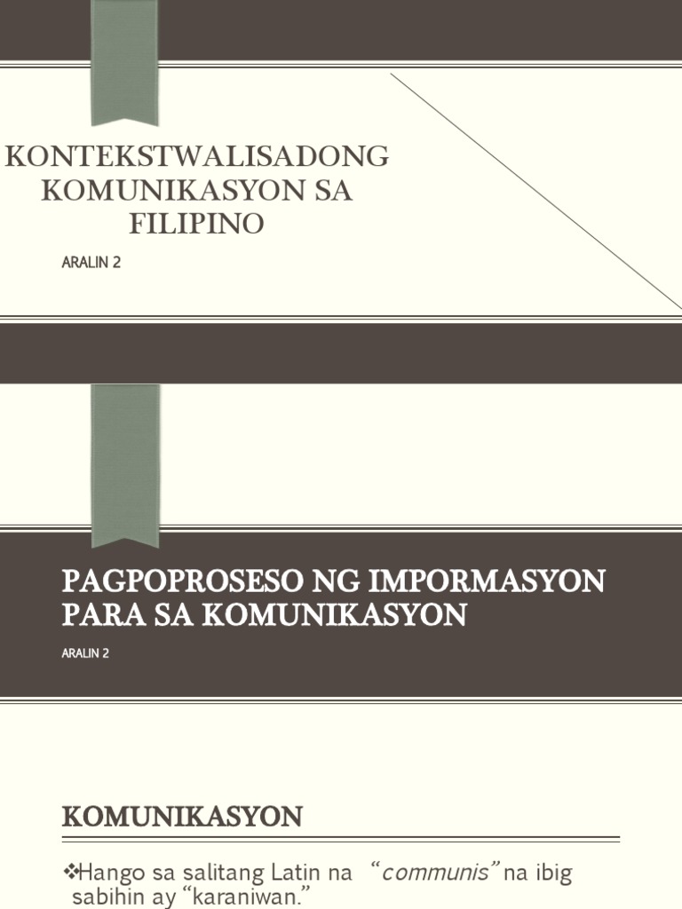 Komfil Week 2 | PDF