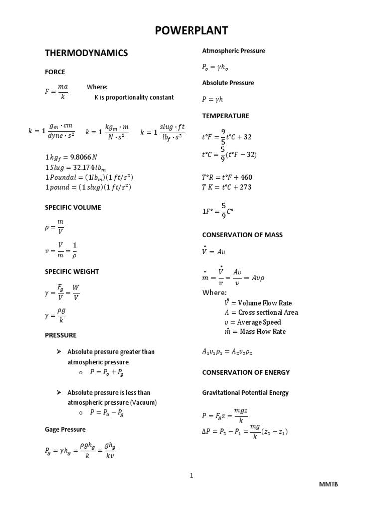 Powerplant: Thermodynamics | Download Free PDF | Piston | Turbocharger