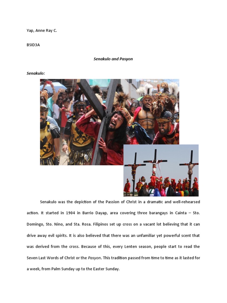 Filipino Lenten Traditions | PDF | Jesus | Christian Behaviour And ...