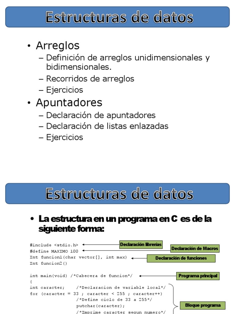 Guía de C: Arreglos y Apuntadores | PDF | Puntero (Programación de ...