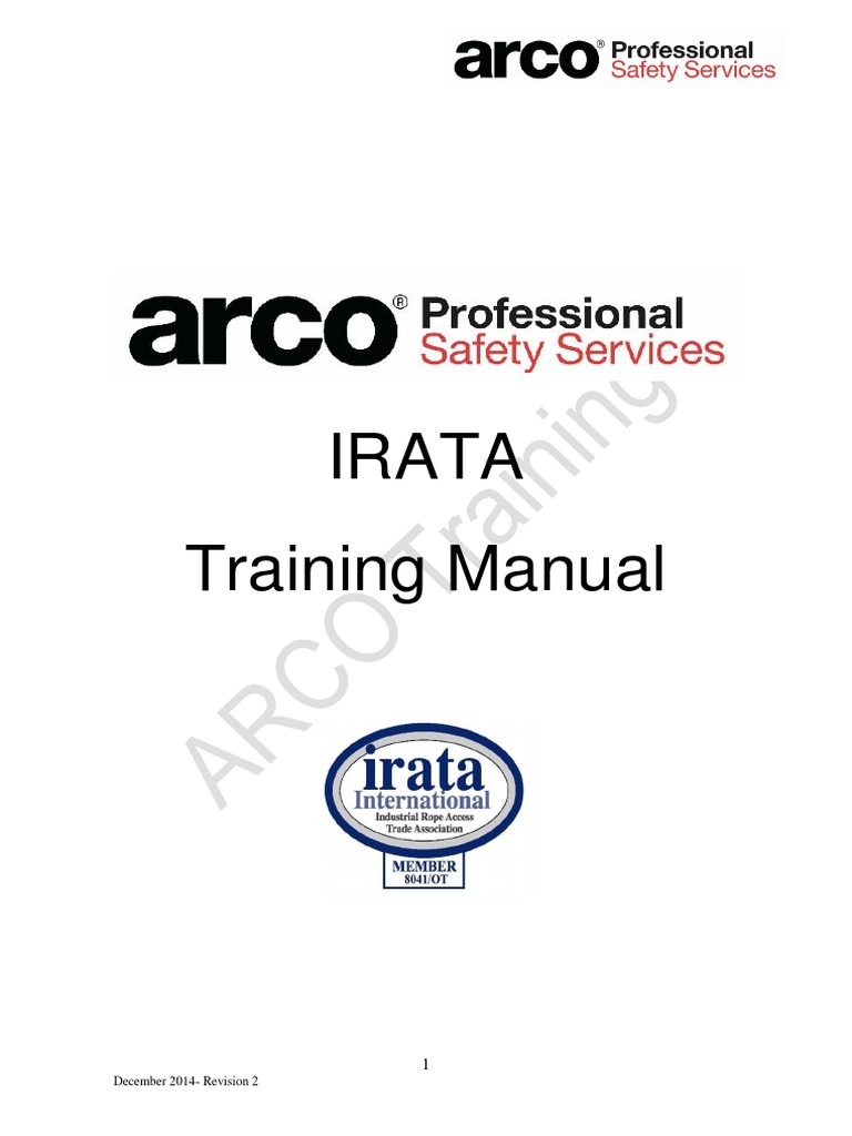 Arco Irata Manual 2019 | PDF | Personal Protective Equipment | Safety