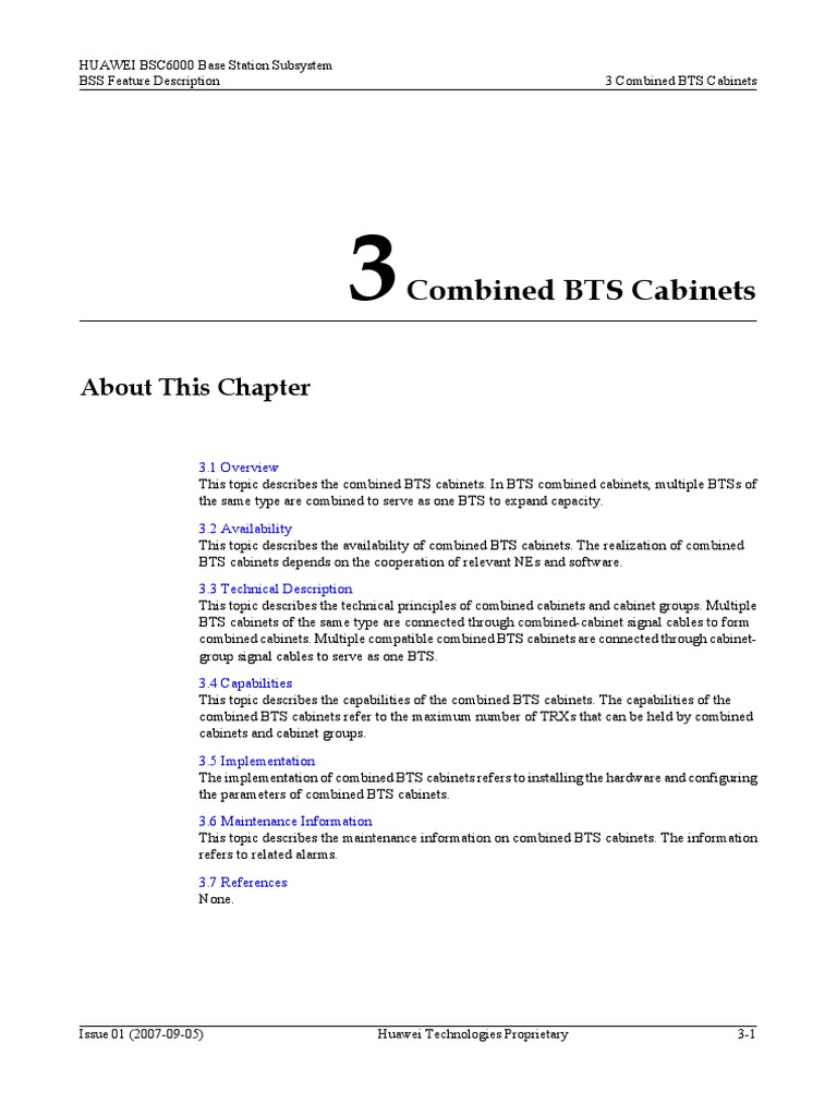 Combined BTS Cabinets: About This Chapter | PDF | Electrical ...