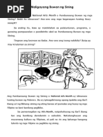 A. Kulayan Ang Larawan. B. Lagyan NG: Ang Larawang Nagpapakita NG ...