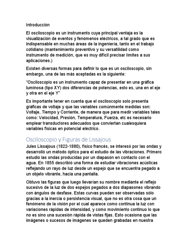 Proyecto Final - Laboratorio de Mediciones | PDF | Frecuencia | Ligero