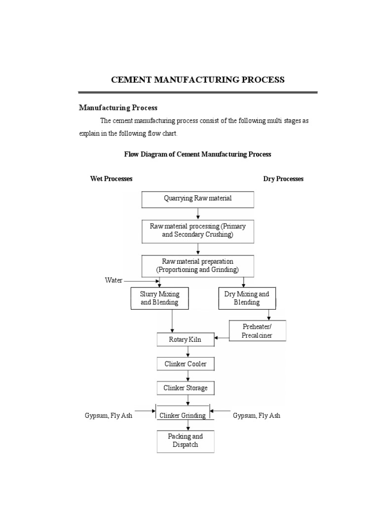 Cement Manufacturing | PDF | Cement | Mill (Grinding)