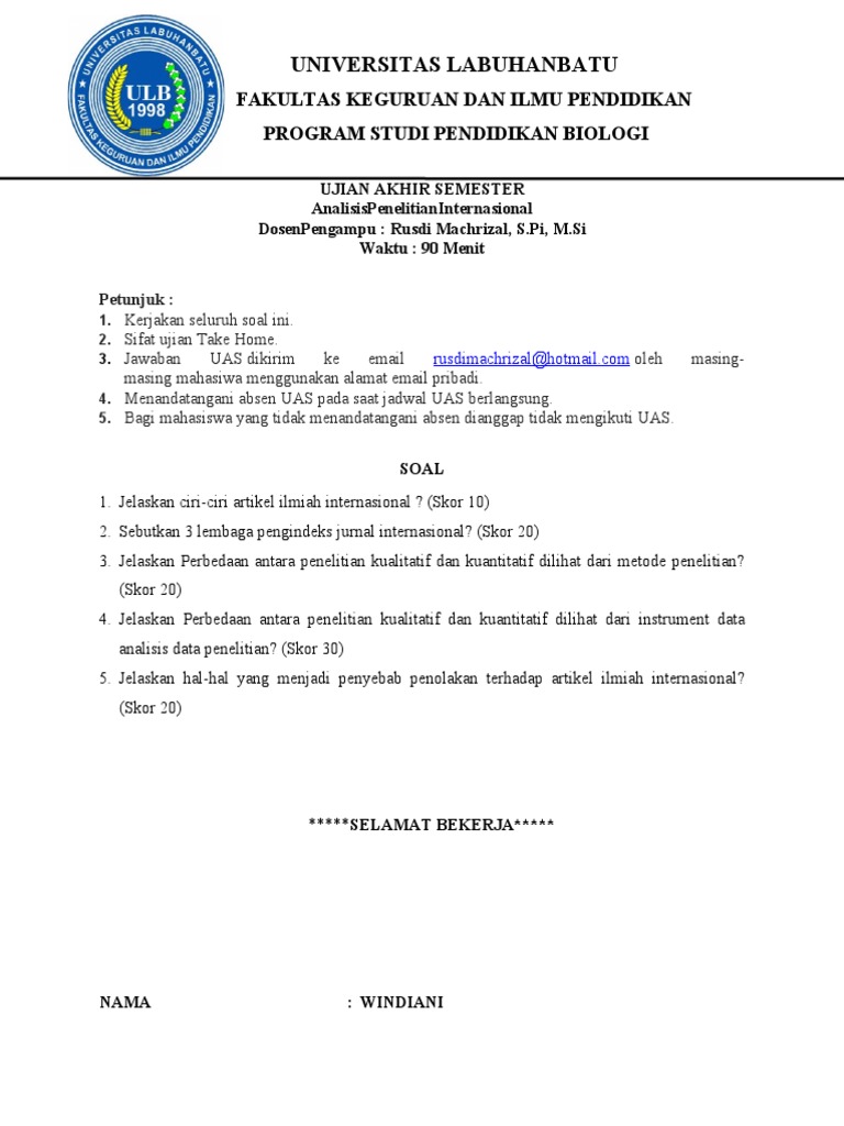 UAS-Bio-Internasional | PDF