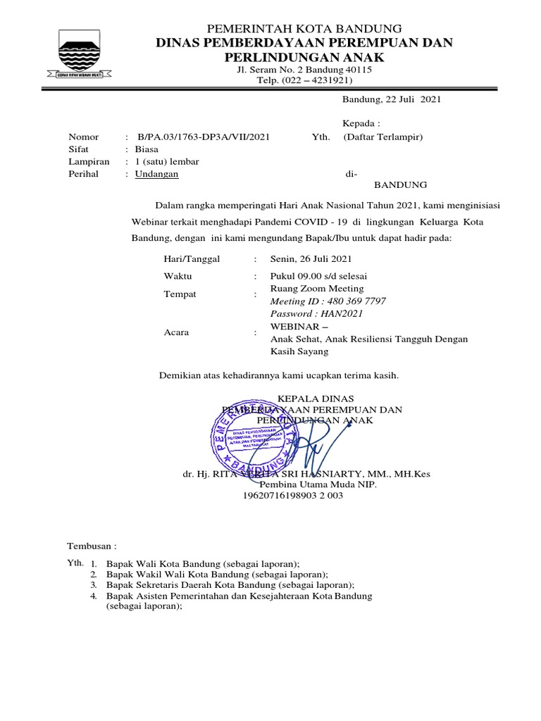 Surat Undangan Webinar 26 Juli 20211 | PDF