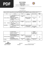 Brigada Eskwela Sample Program | PDF