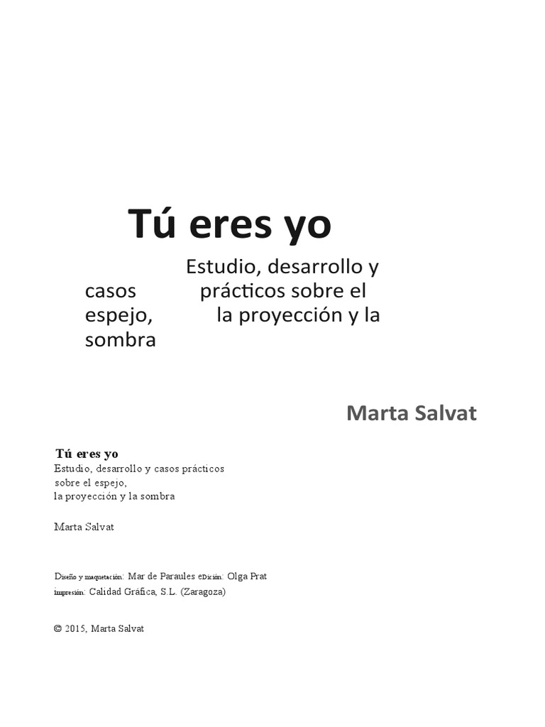 Tu-Eres-Yo - Marta Salvat | PDF | Amor | Yo