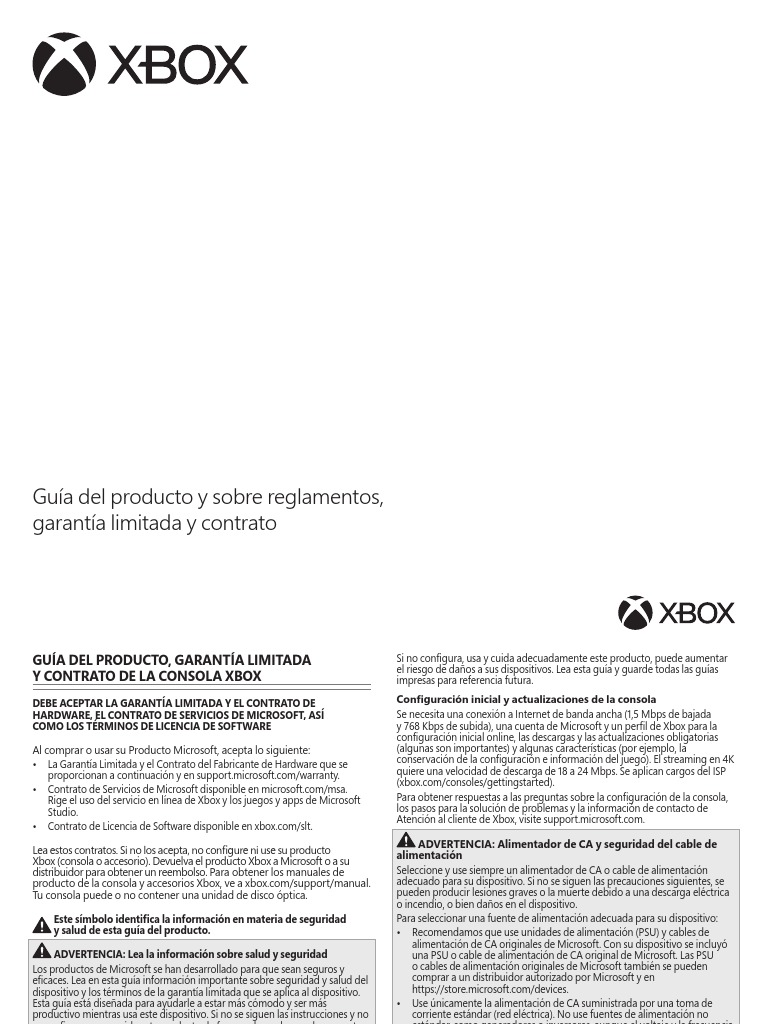 Xbox Series X + S Manual Es - Latam | PDF | Auriculares | Microsoft