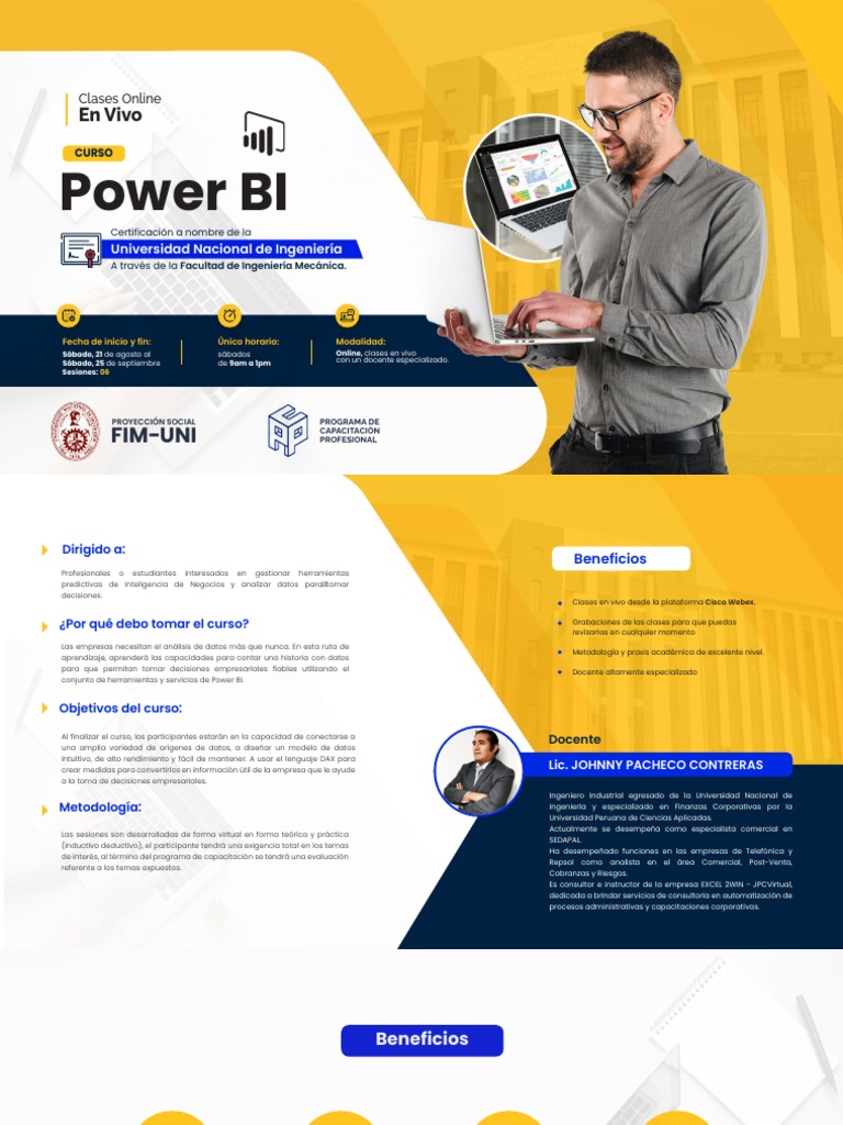 Brochure Powerbi v2 | PDF | Ingeniería | Microsoft Excel
