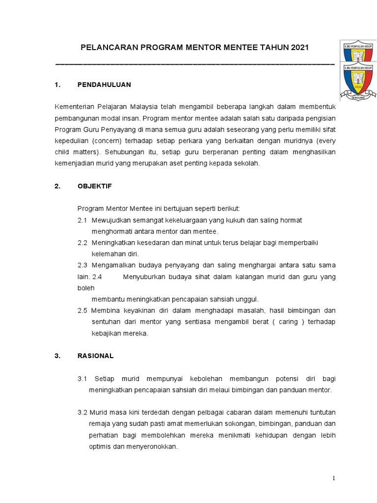 Program Mentor Mentee SKTPG | PDF