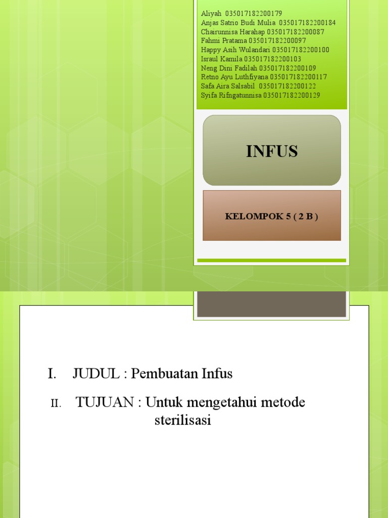 PPT Infus | PDF