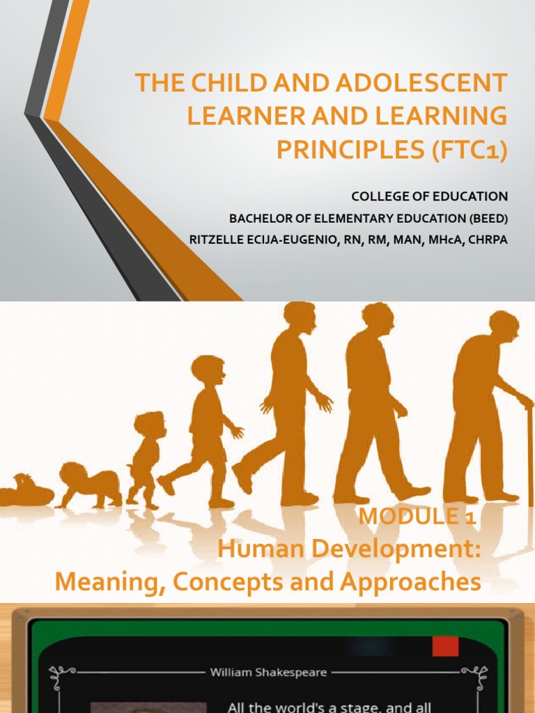 Module 1 Human Development Meaning Concepts and Approaches | PDF | Relationships | Child Development