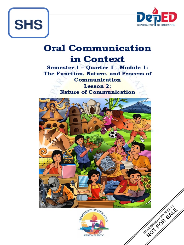 Core Oralcom Quarter1 Module 1 Lesson 2 | PDF | Communication ...