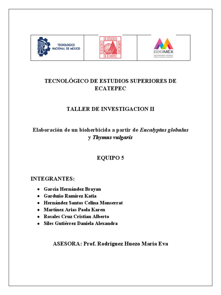 Protocolo TDI2 2 | PDF | Agricultura | Plantas