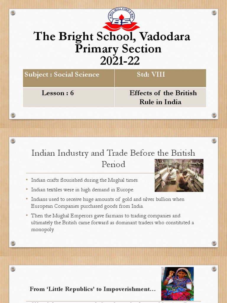 Effects of British Rule on India | PDF | British Raj | Economies