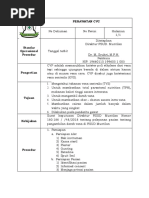 Spo Perawatan Catheter Vena Central (CVC) | PDF