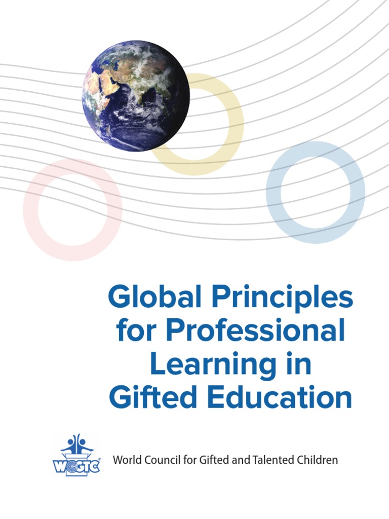 Professional Learning Global Principles | PDF | Intellectual Giftedness | Gifted Education