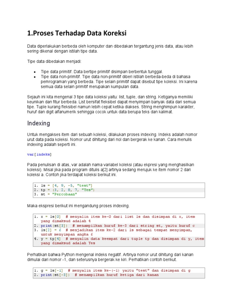 Perulangan Di Python | PDF