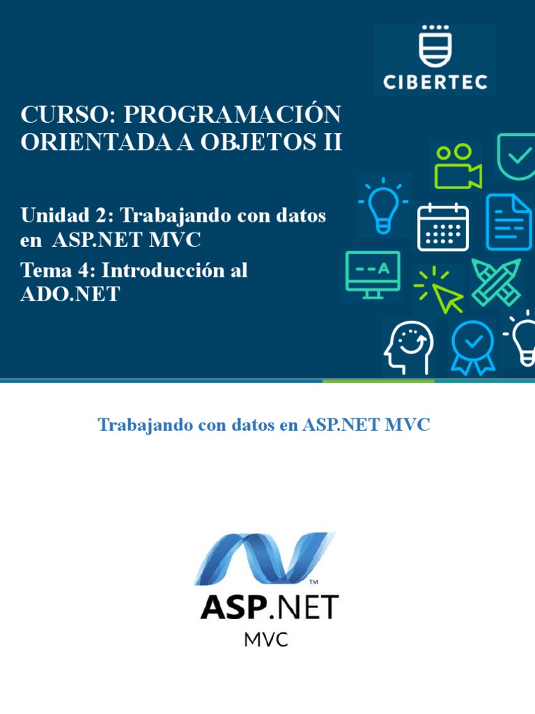 PPT 2020 04 U02 T04 Programacion Orientada A Objetos II (AC1895) | PDF | Active X Data Objects ...