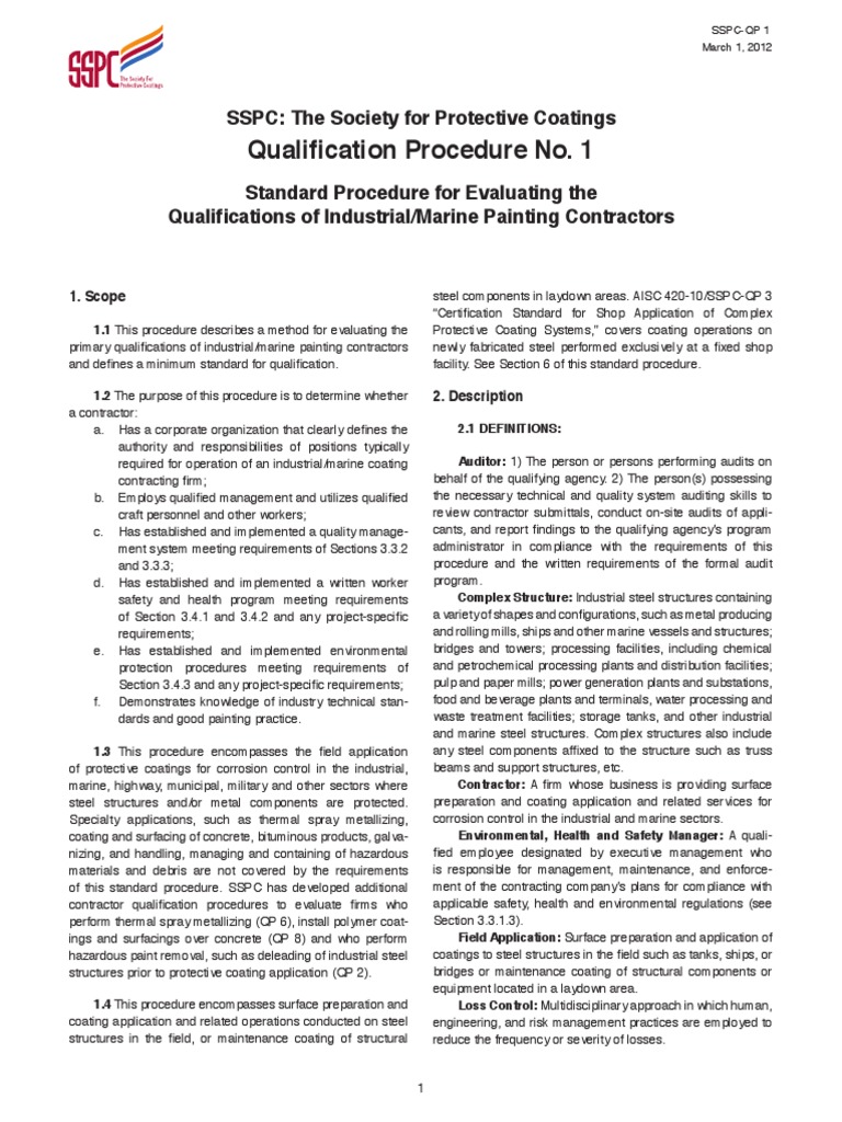 Qualification Procedure No. 1 | PDF | Audit | Employment