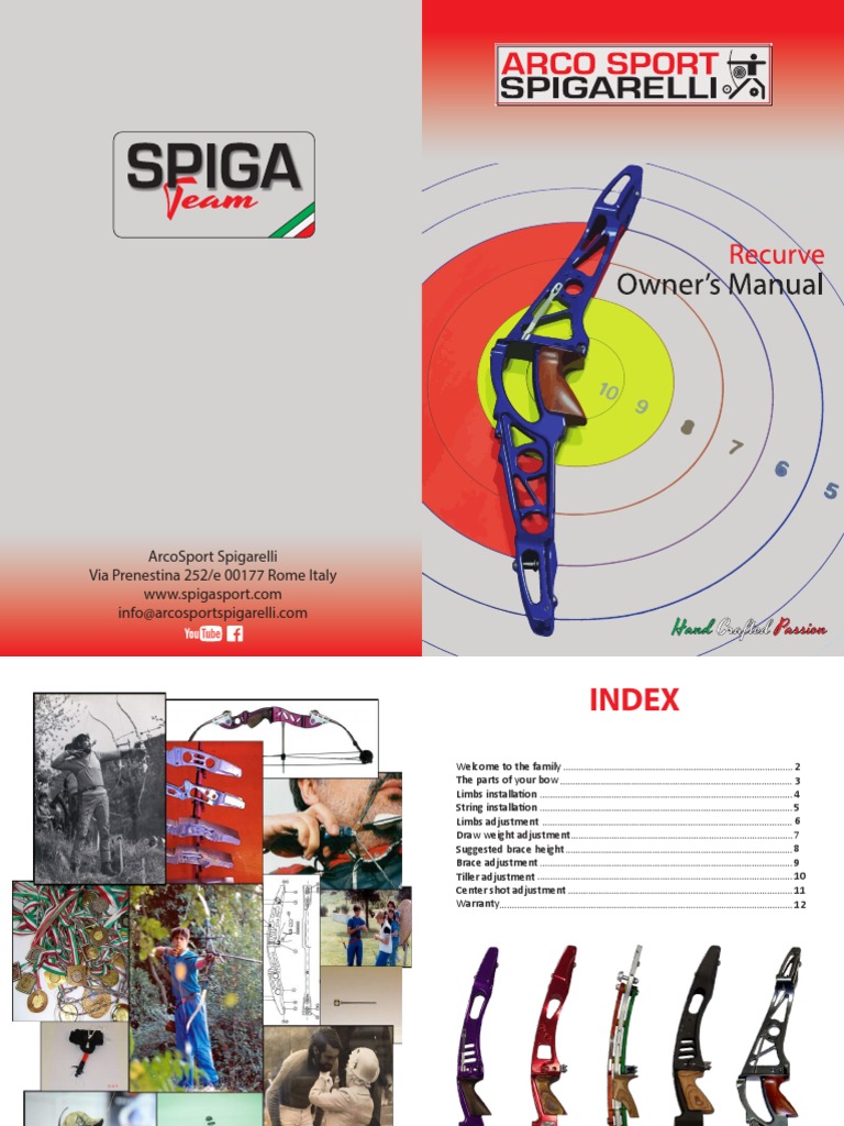 OwnerManual Spigarelli DMS | PDF | Bow And Arrow | Arrow