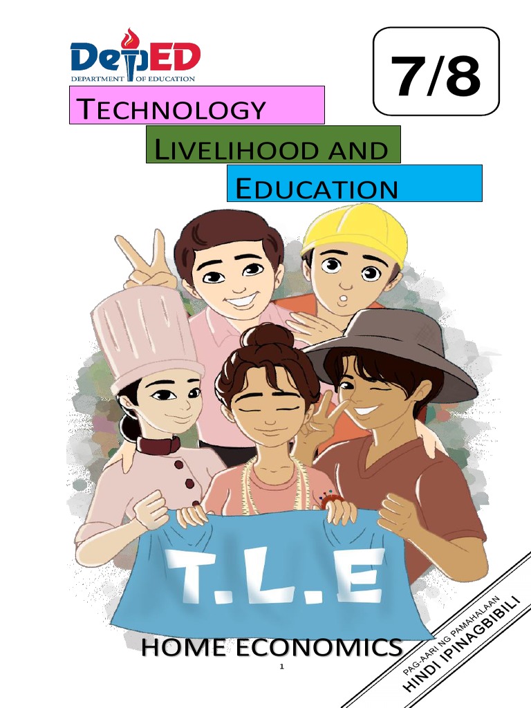 Tle Grade7n8 Cookery Module 3 Week3 | PDF | Dishwasher | Kitchen