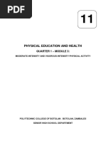 Pe 10 Module 2 | PDF | Physical Fitness | Learning
