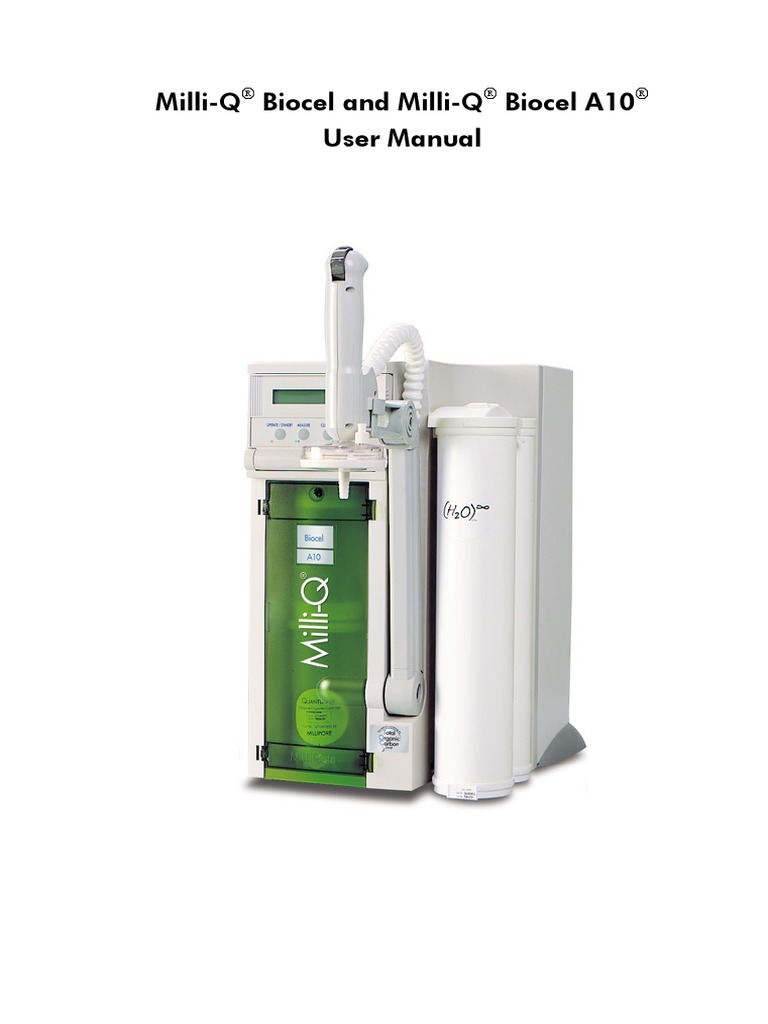 Dokumen - Tips - Milli Q Biocel and Milli Q Biocel A10 User Manual ...
