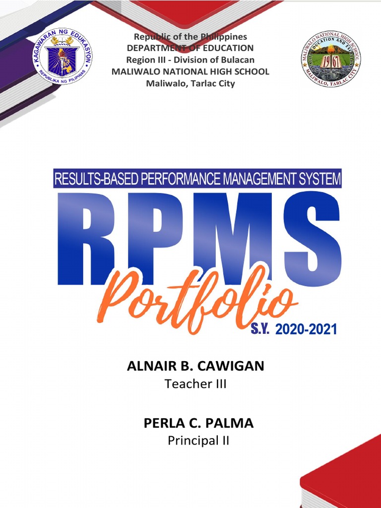 RPMS - Portfolio - Design - Mapeh Dept | PDF