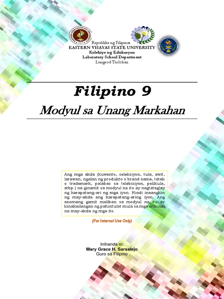 Filipino 9 Y1-A1 | PDF
