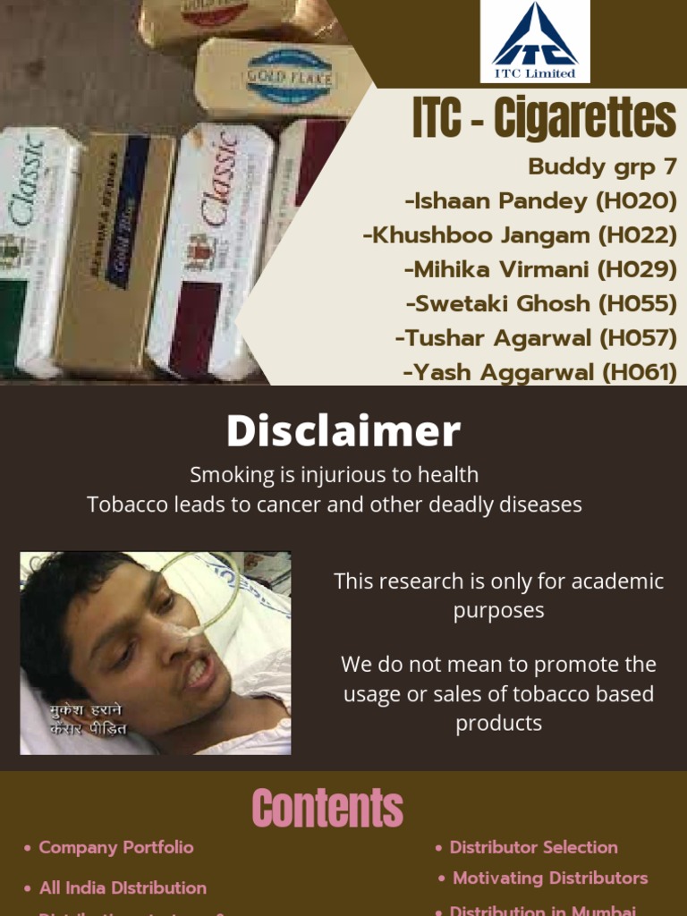 Distribution System of ITC Cigarettes | PDF | Retail | Supply Chain ...