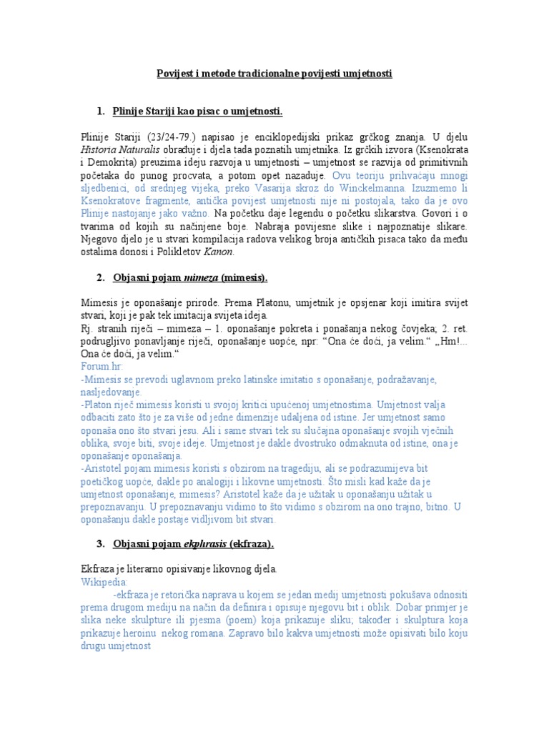 Pelc - Teorija Likovne Umjetnosti - Skripta | PDF