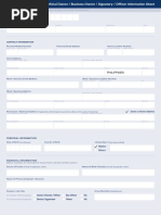 BIR Beneficial Ownership Declaration Form | PDF