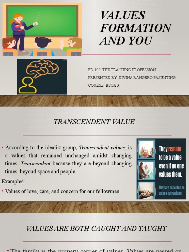 4.) Values Formation and You-ED102 | PDF | Pleasure | Value (Ethics)